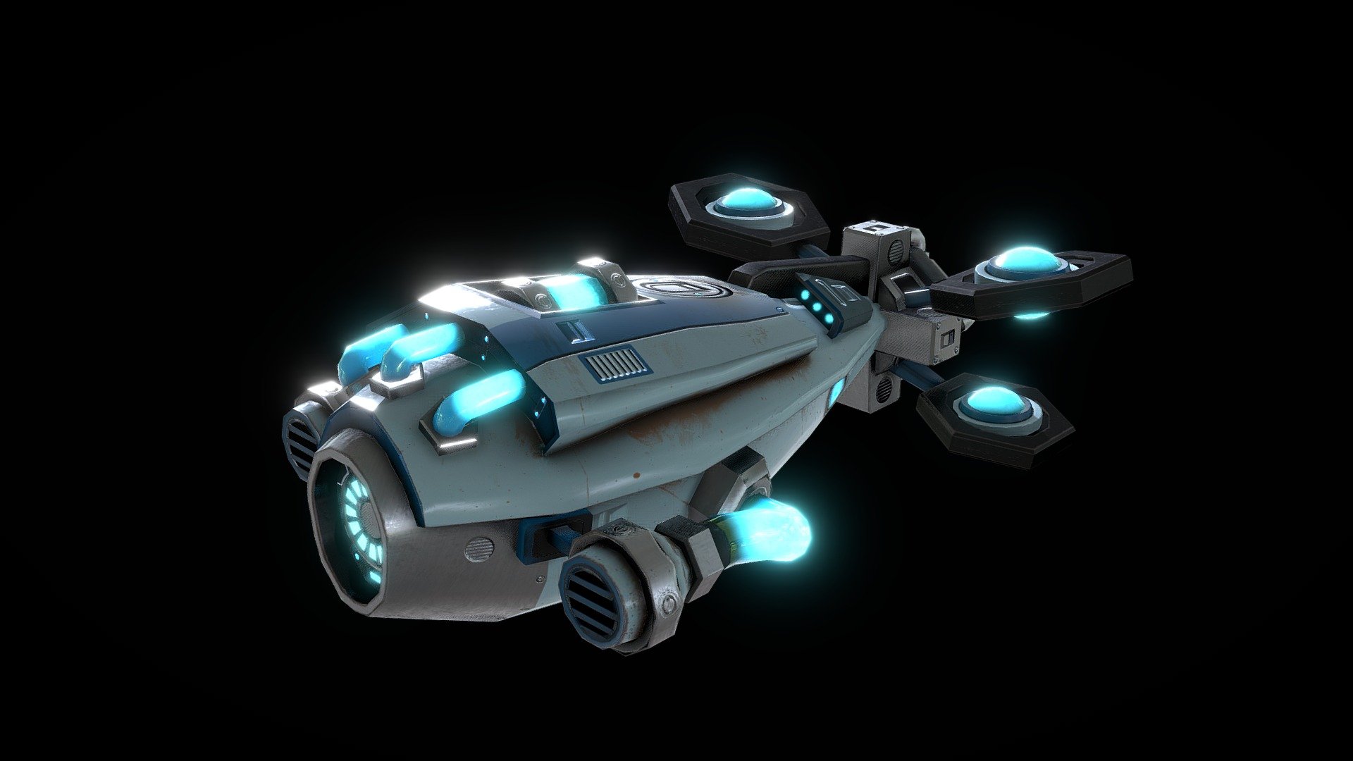 Cybership - 3D model by mariosenaie [e2578ef] - Sketchfab