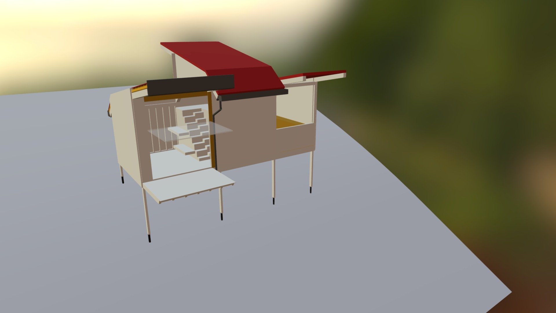 Refugio - 3D model by Yessica (@yessikjoya) [e25c082] - Sketchfab