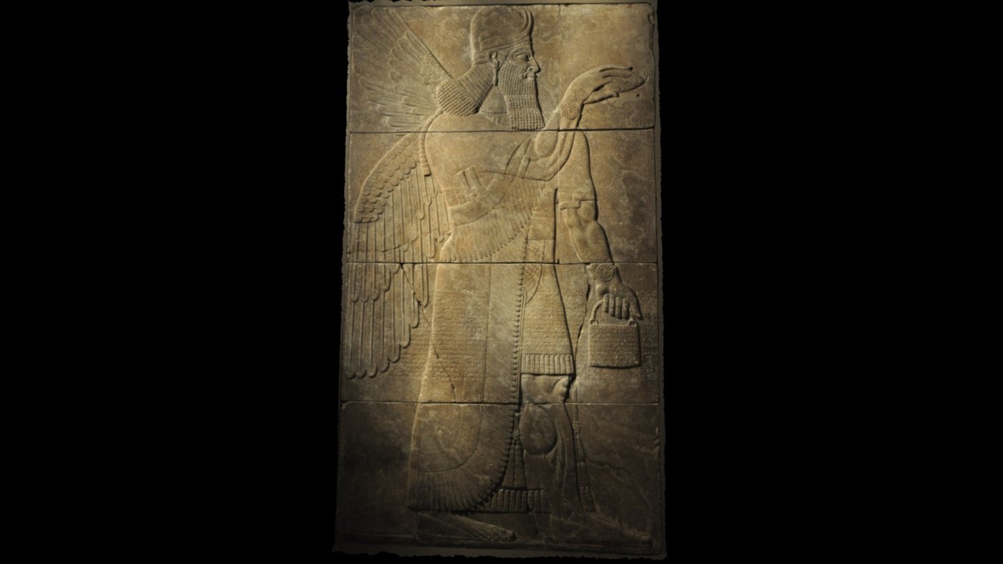Relief with Winged Genius - 3D model by Matthew Brennan ...