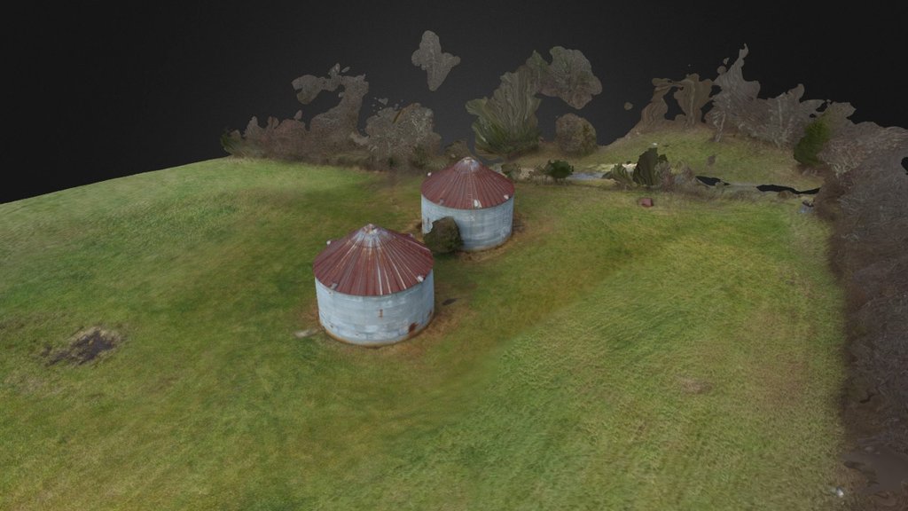 Silos using Photoscan v2 - 3D model by saxon3d [e25d7d9] - Sketchfab