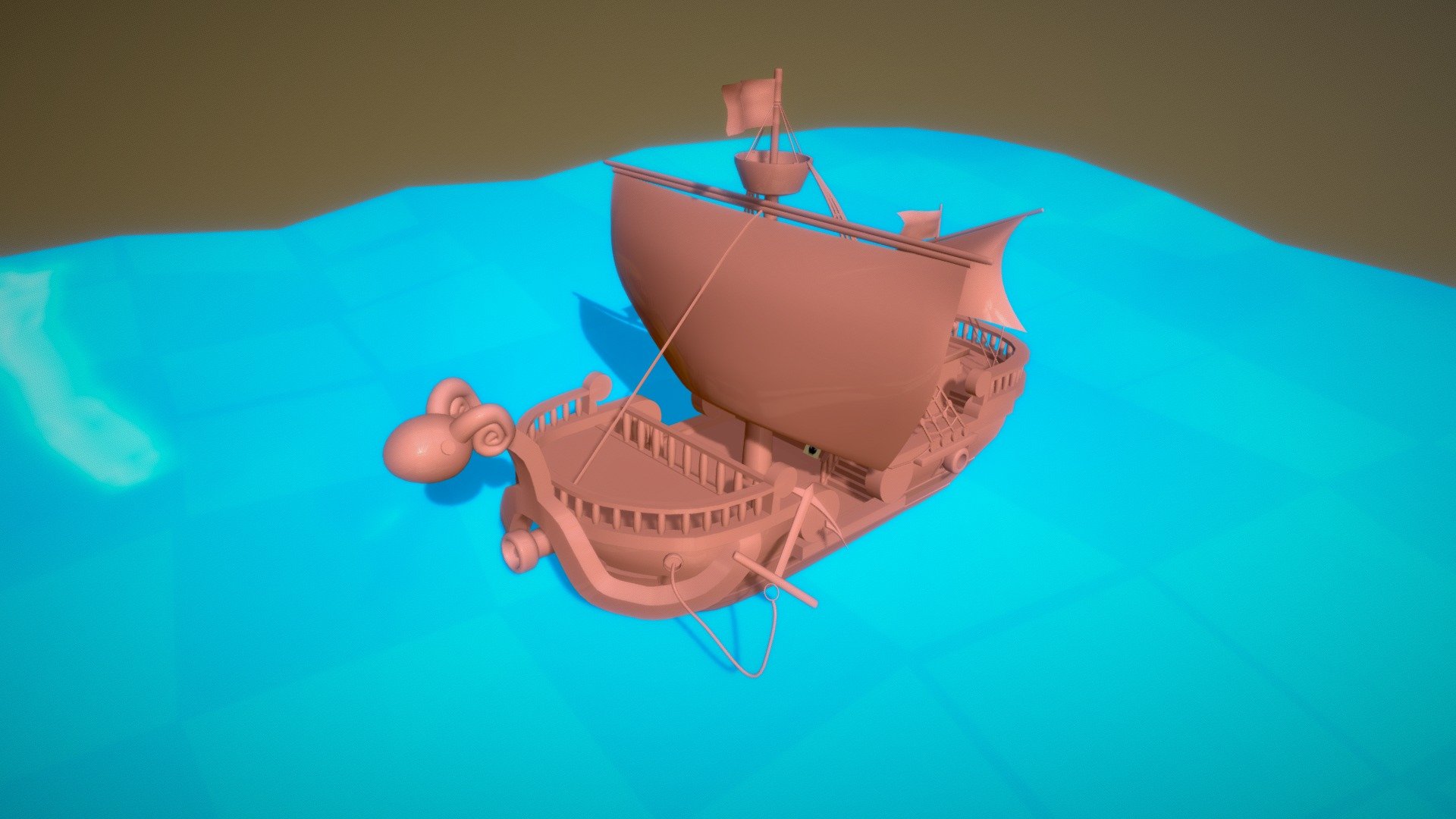 Going Merry - 3D model by Guillermo Bolea - GBolea3D (@gbolea3d ...