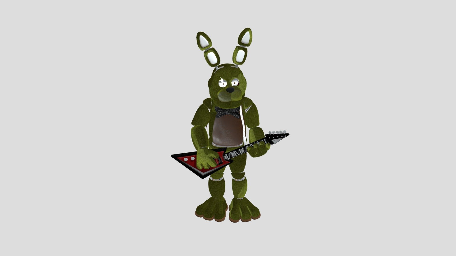 Movie Bonnie The Bunny COSTUME Optimized V3 - Download Free 3D model by ...