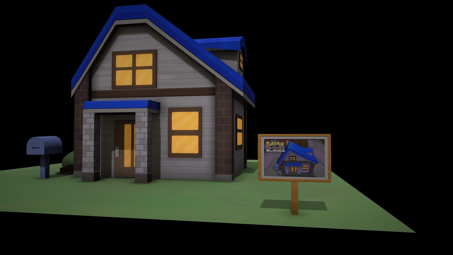 Pokemon - Hilbert's house - Download Free 3D model by Tzuricu [e26227c ...