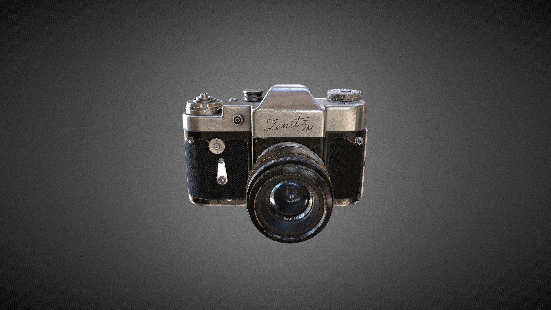 Zenit Old Camera 3D Model Low Poly - 3D model by Roman Lotsmanov ...