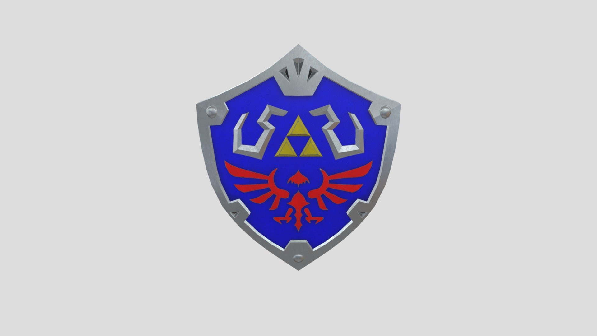 Hylian Shield - 3D model by fr0dge [e263ab2] - Sketchfab