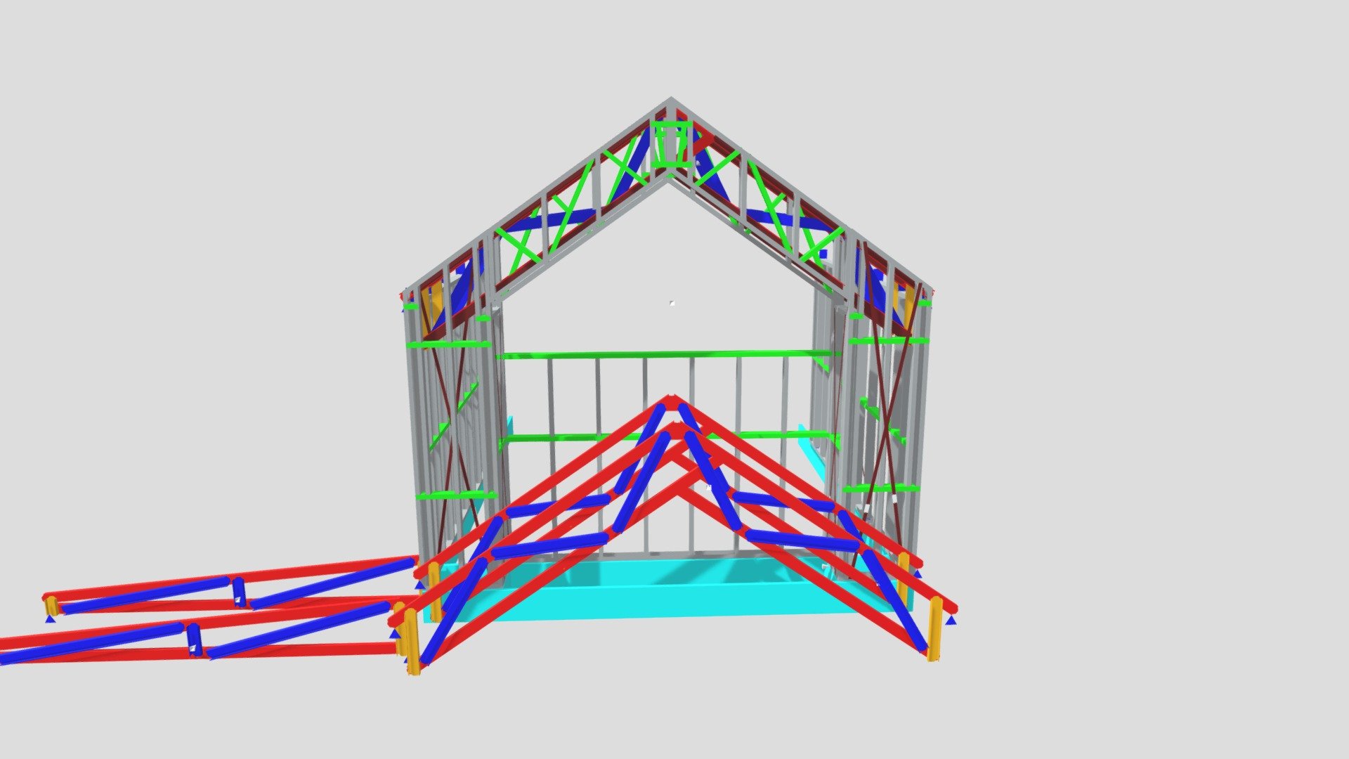 Yack Construction Raked Window - Bed 2 - Download Free 3D model by ISF ...