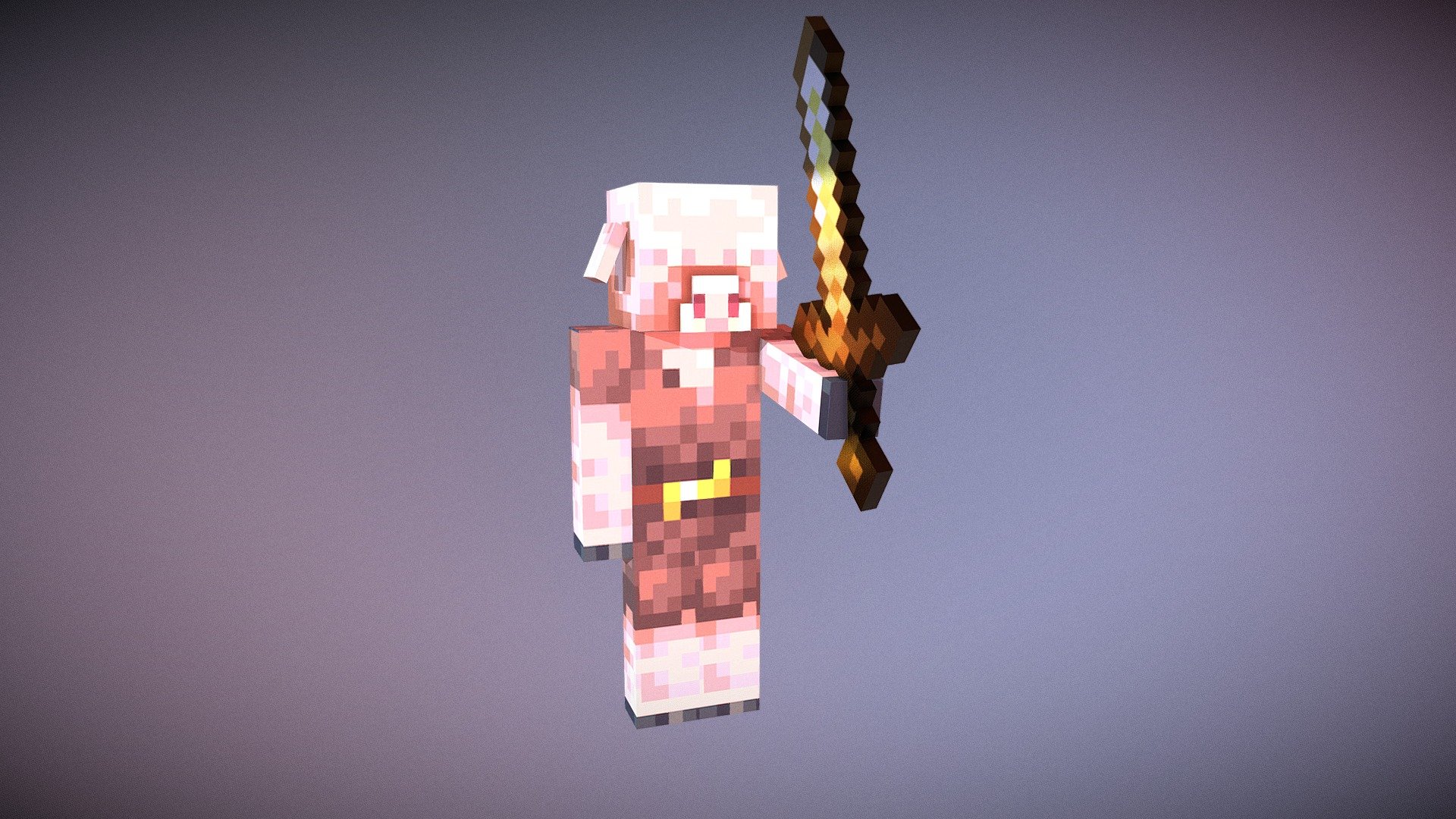 minecraft - pigllin - 3D model by Michael Persi (@mikmikoni) [e2673e5 ...