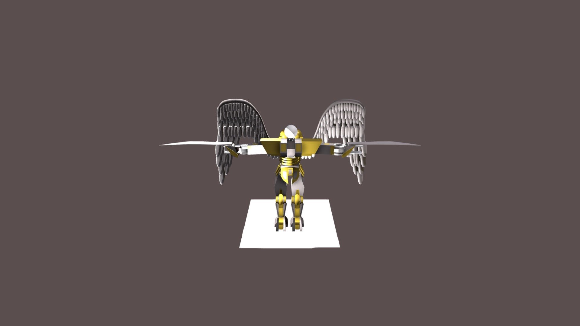 Eyeball Mech - No colour - 3D model by c.major [e26857a] - Sketchfab