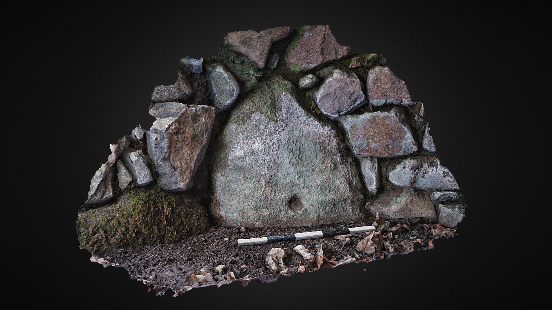 Culsh Souterrain cup mark, Aberdeenshire - Download Free 3D model by ...