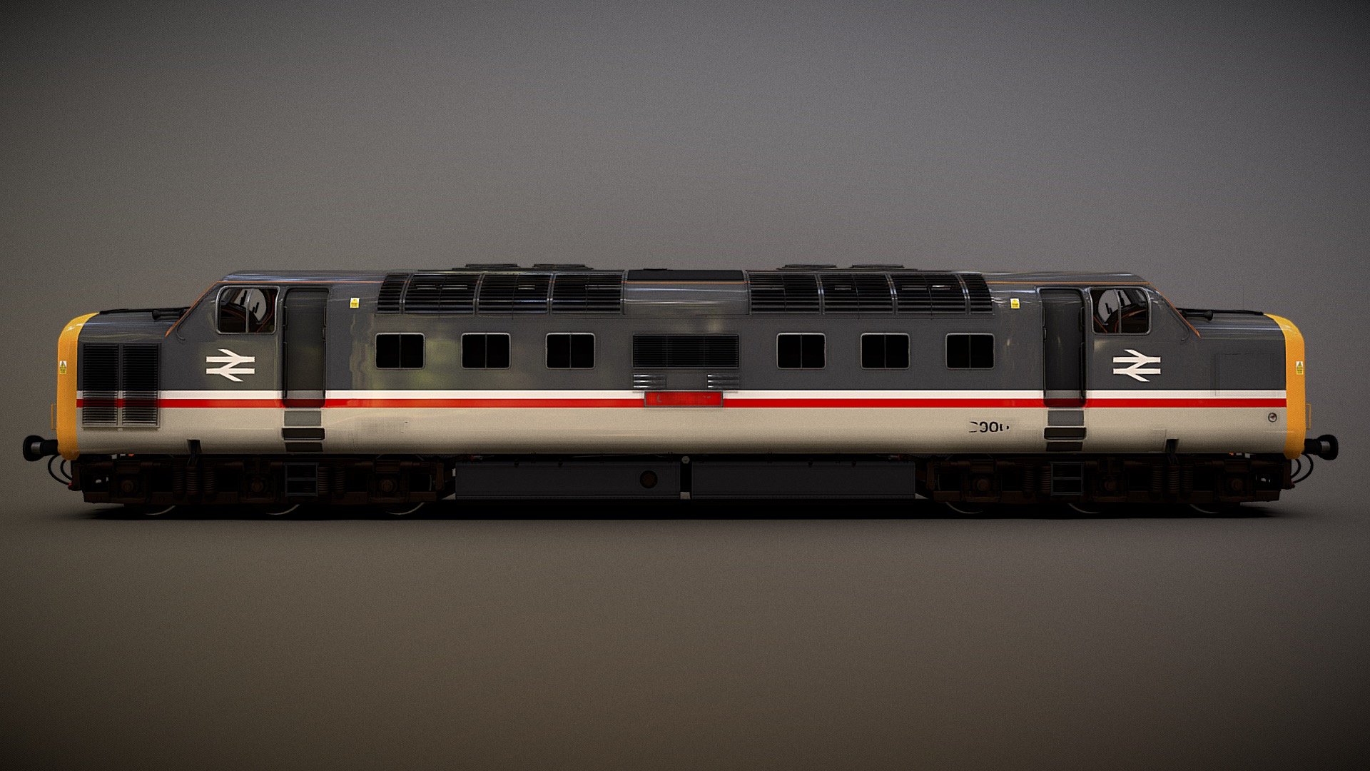 Train - British Rail Class 55 Swallow Livery - Download Free 3D model ...