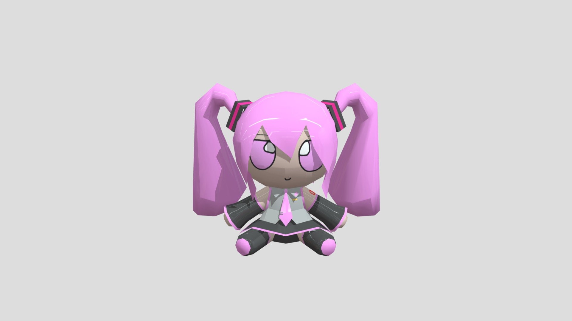 Pink miku - Download Free 3D model by Daydream (@Daydreamelon) [e269b64 ...