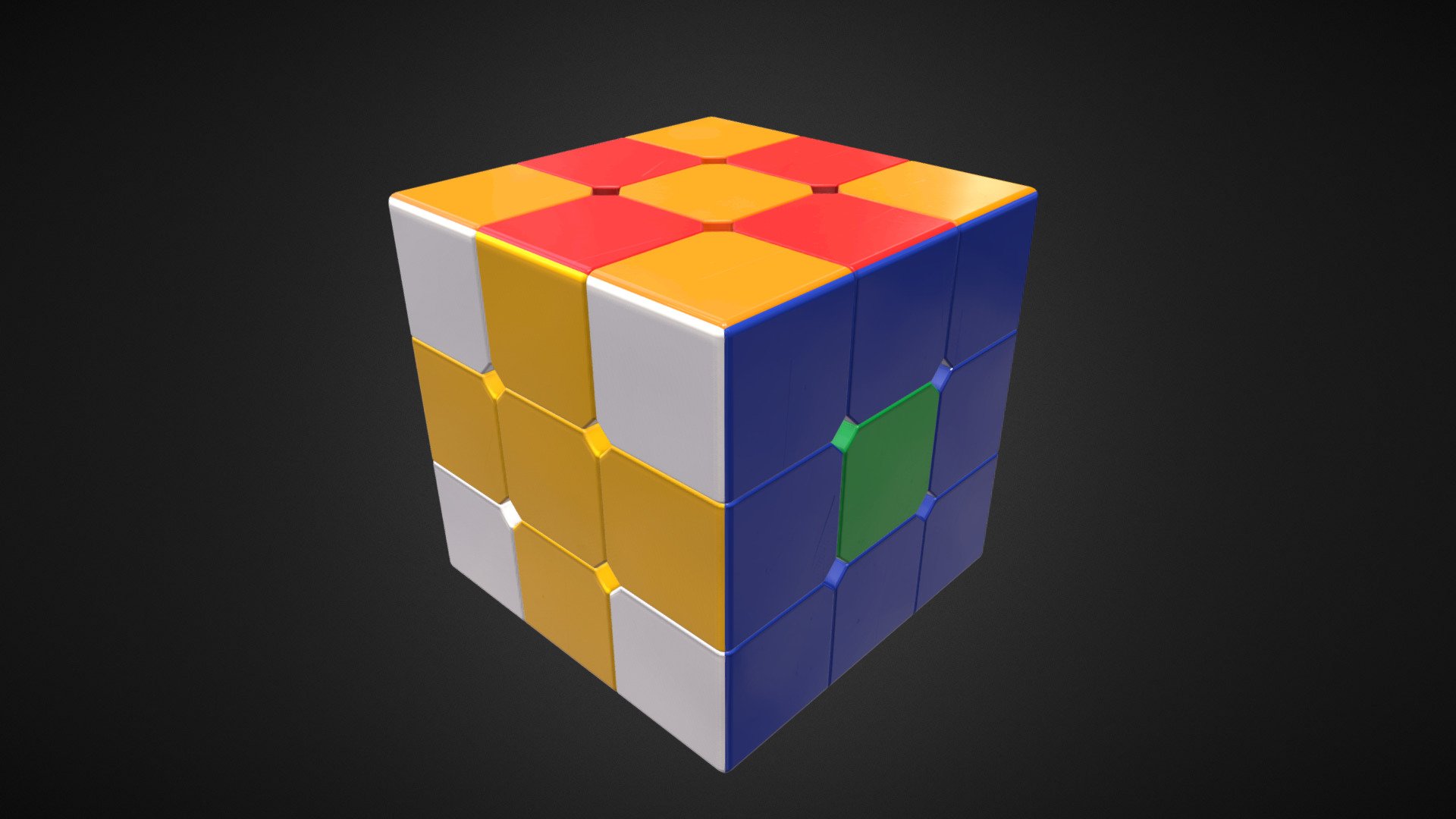 Rubix / Rubiks / Magic Cube Animated Rigged - Download Free 3D model by ...