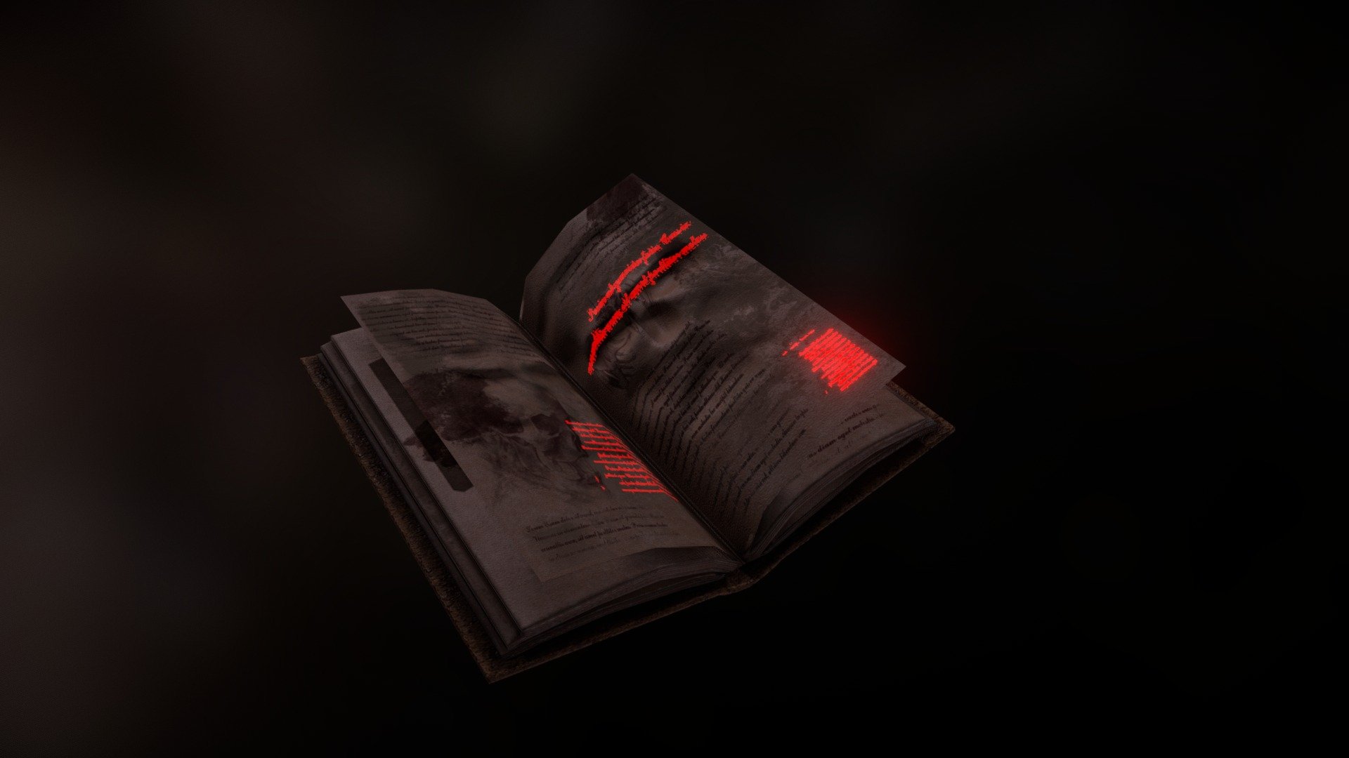 Demon book - 3D model by Baggy [e26b0f8] - Sketchfab