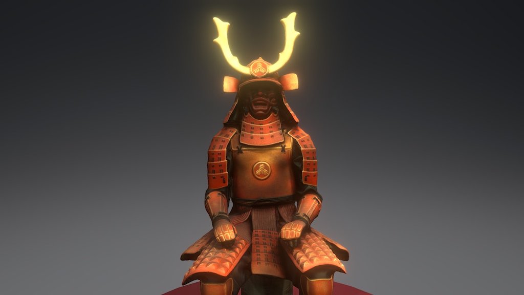 Samurai - 3D scan - 3D model by Bartłomiej Jodłowski (@momimomo ...