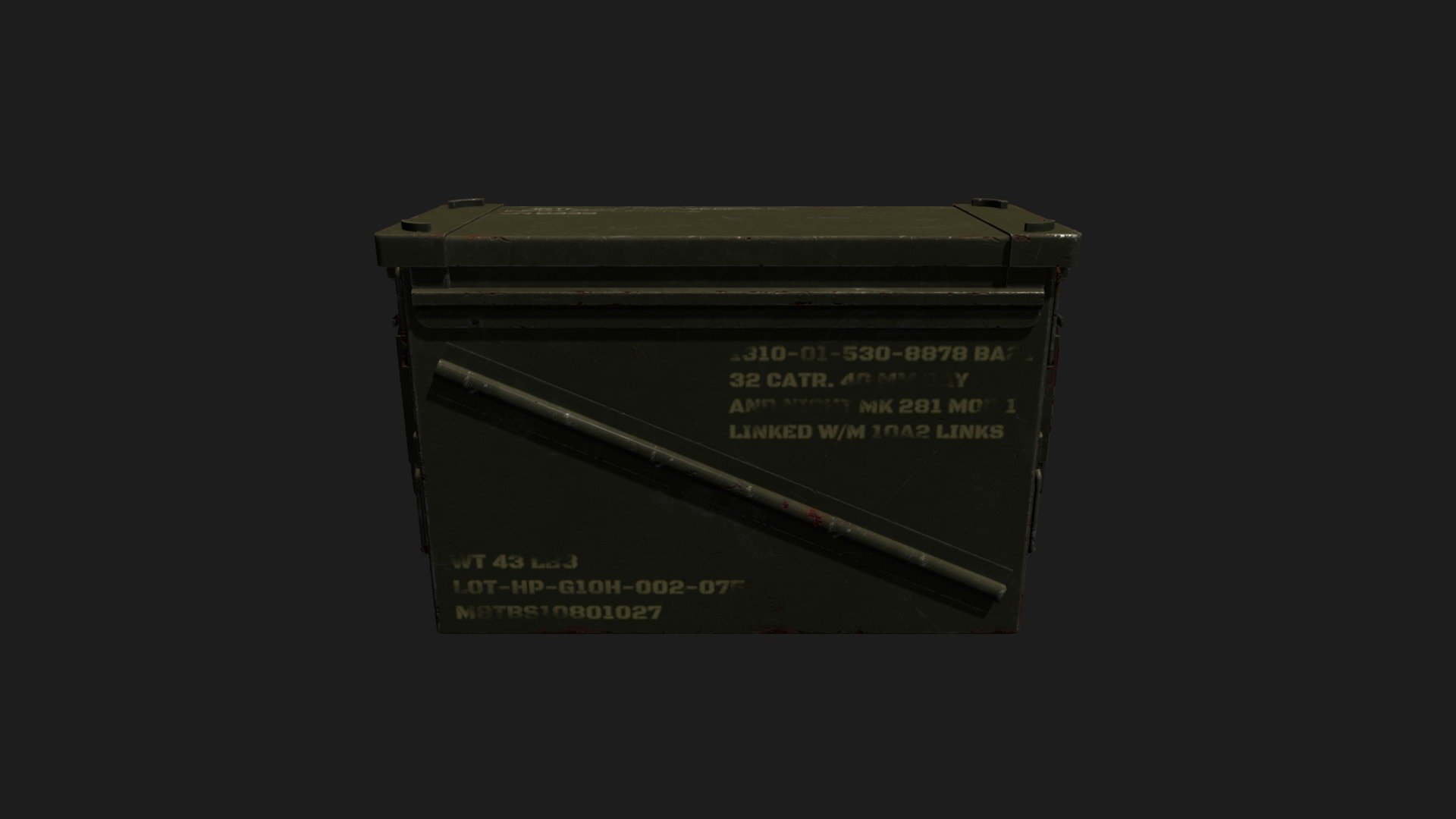 Ammo Box - Download Free 3D model by Nhat Nguyen (@nhatdraws) [e26de69 ...