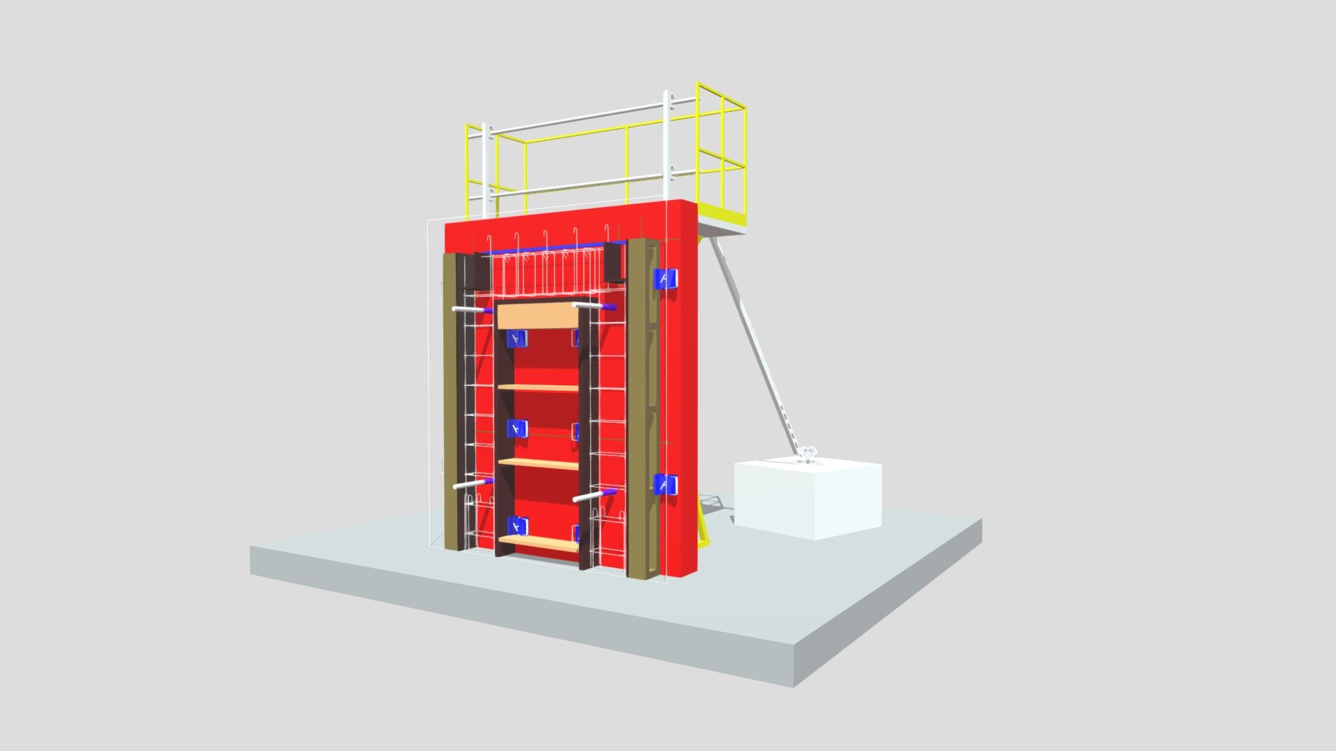 exe support tp 2023 - banche - Vue 3D - Banche - 3D model by atelier ...