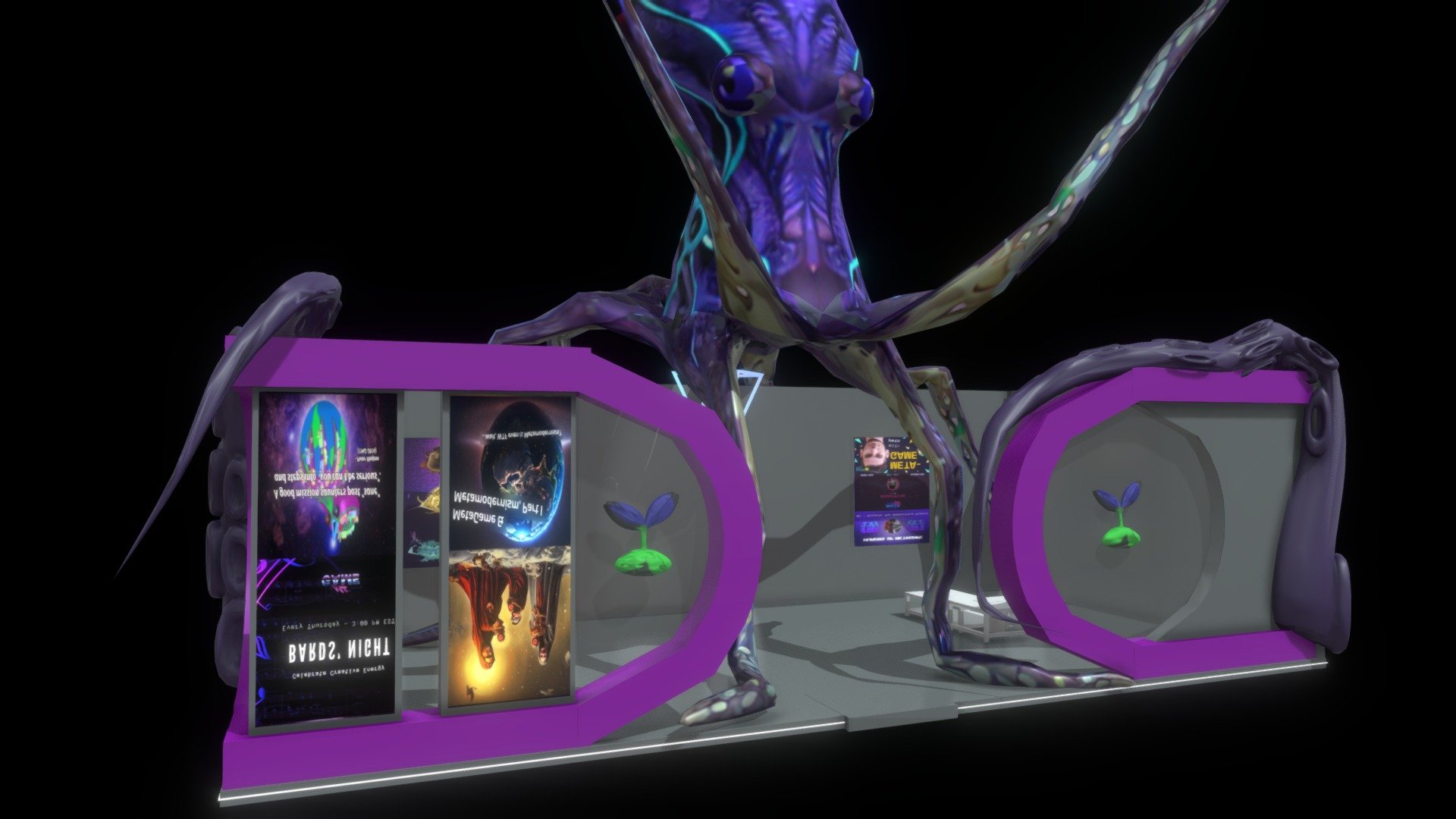MetaGame booth - Download Free 3D model by m3org [e270609] - Sketchfab