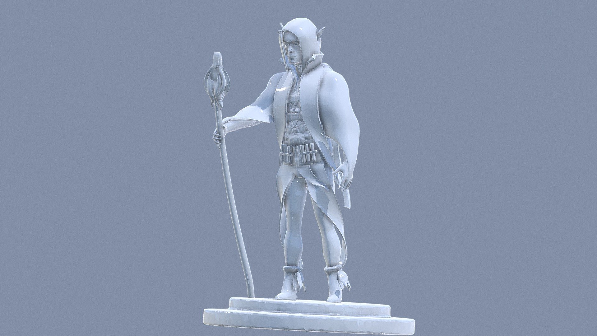 Elf Wizard - 3D model by Kreseus [e270f8d] - Sketchfab