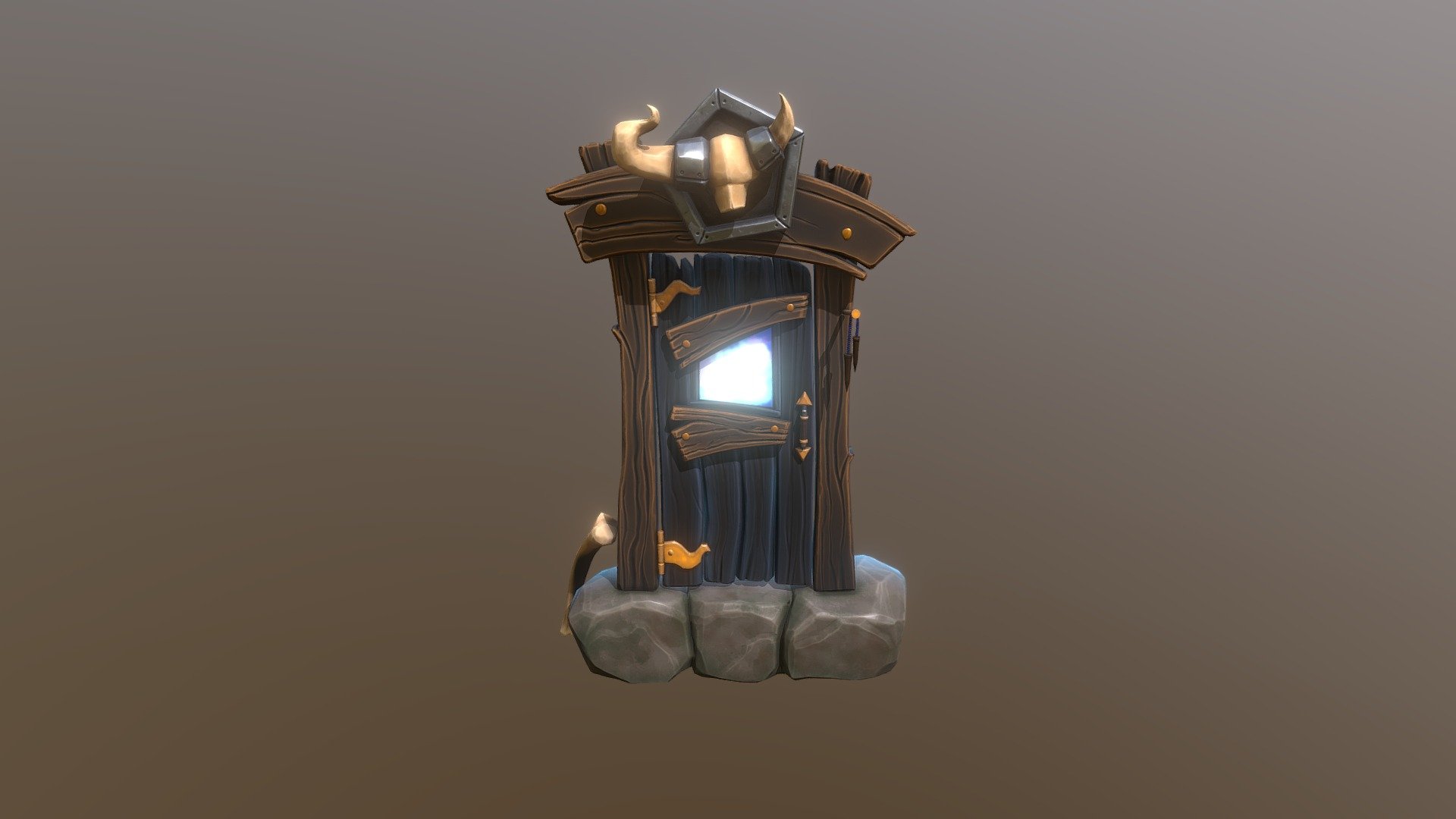 Stylized Fantasy Door Low Poly - Buy Royalty Free 3D model by RP-SCAN ...