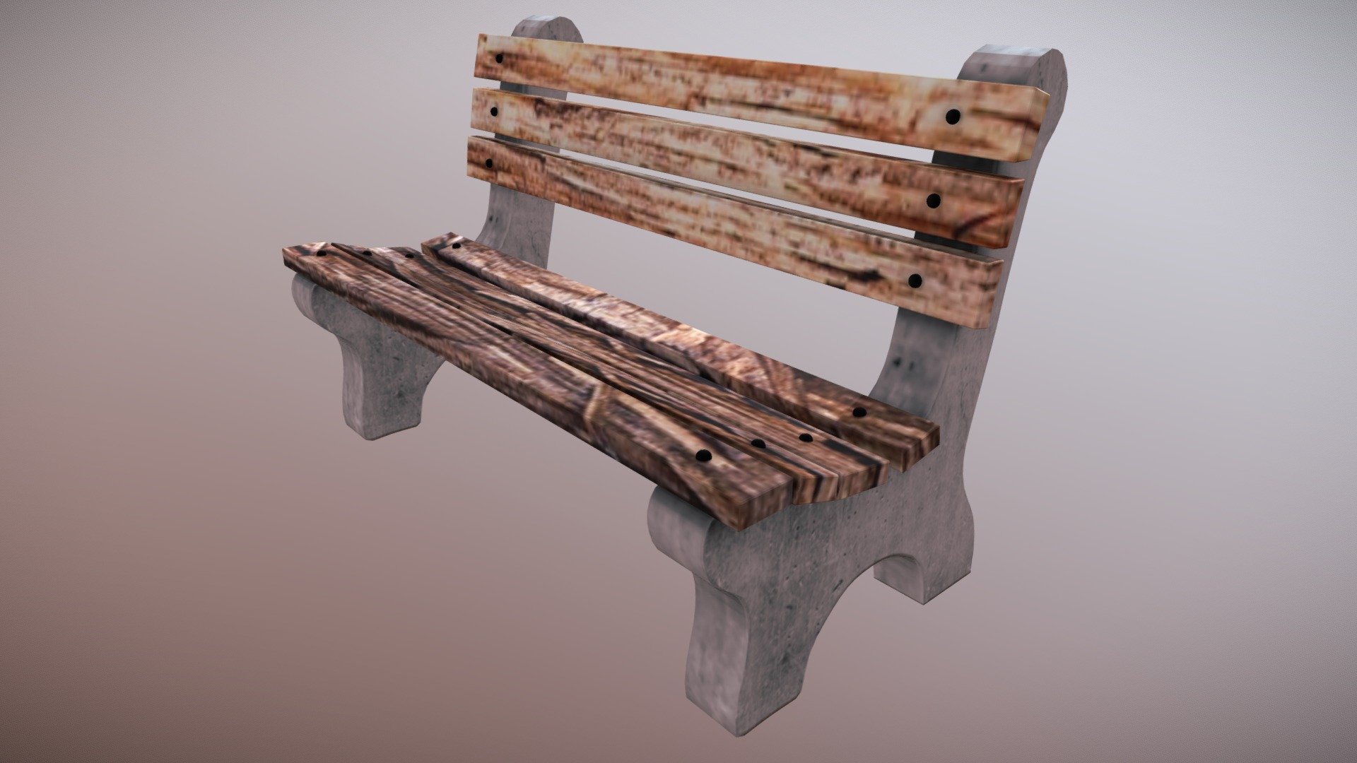 Bench - 3D model by Tatiana_Lytvyn [e27a575] - Sketchfab