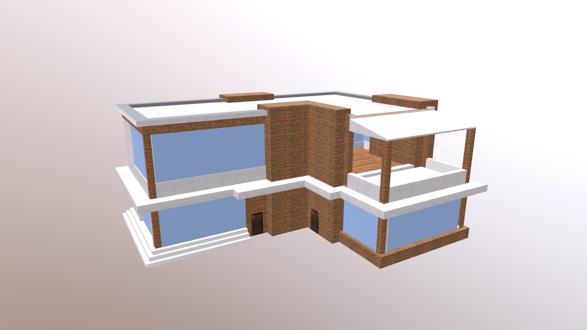 Private Minecraft Server - Server Hoster House - 3D model by nelsonlan ...