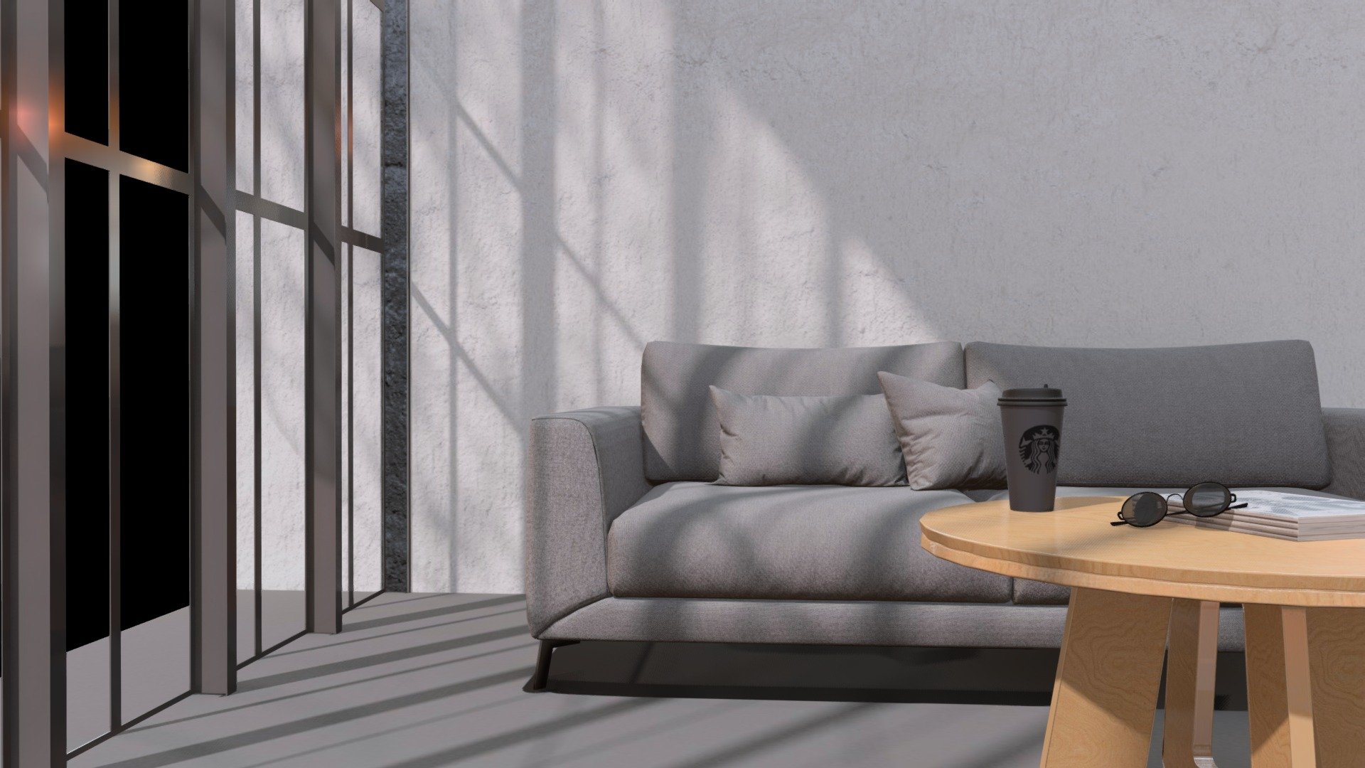 living room - Download Free 3D model by xjm0813 [e27cab4] - Sketchfab