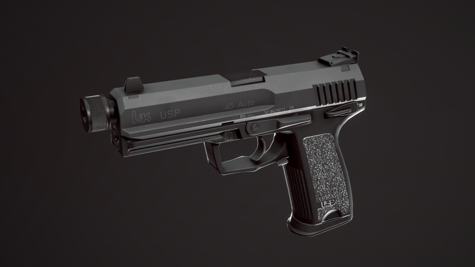 HP USP 45 - Download Free 3D model by Joche007 (@fkboy123) [e27cf9d ...