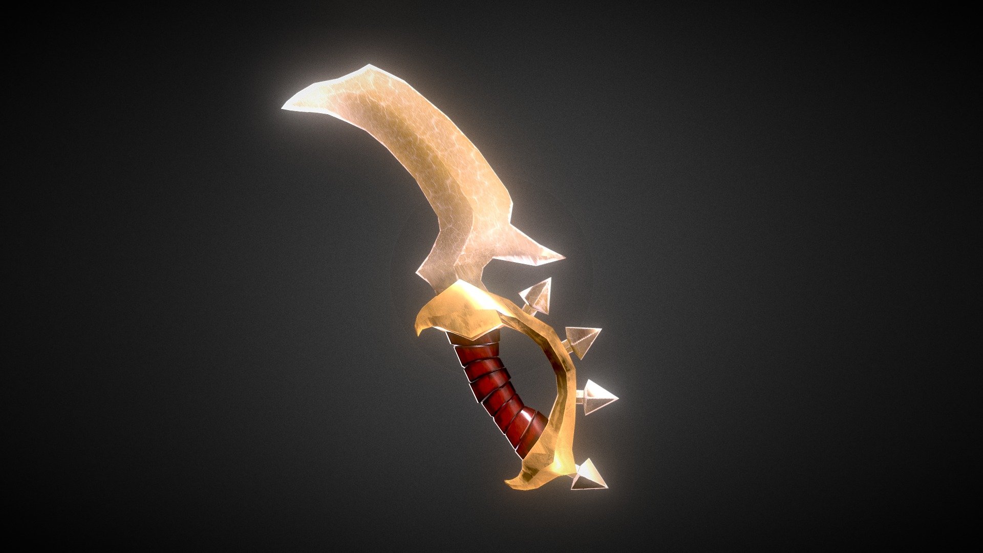 Stylized Knife - Download Free 3D model by Reidicus [e27ee44] - Sketchfab