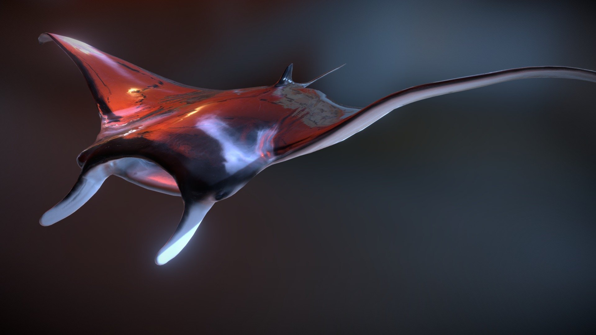 Manta Ray - Buy Royalty Free 3D model by Etherion Designs ...