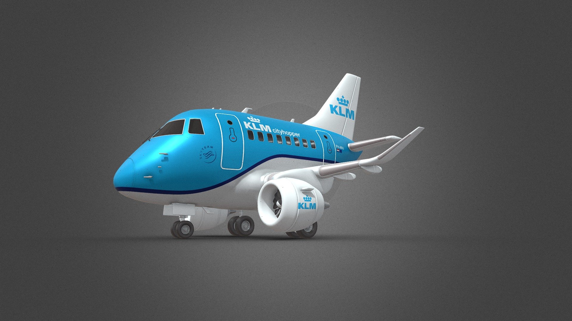 Mini Embraer 175 / 195 - 3D model by Sofyan Kurniawan (@sofyankurniawan ...