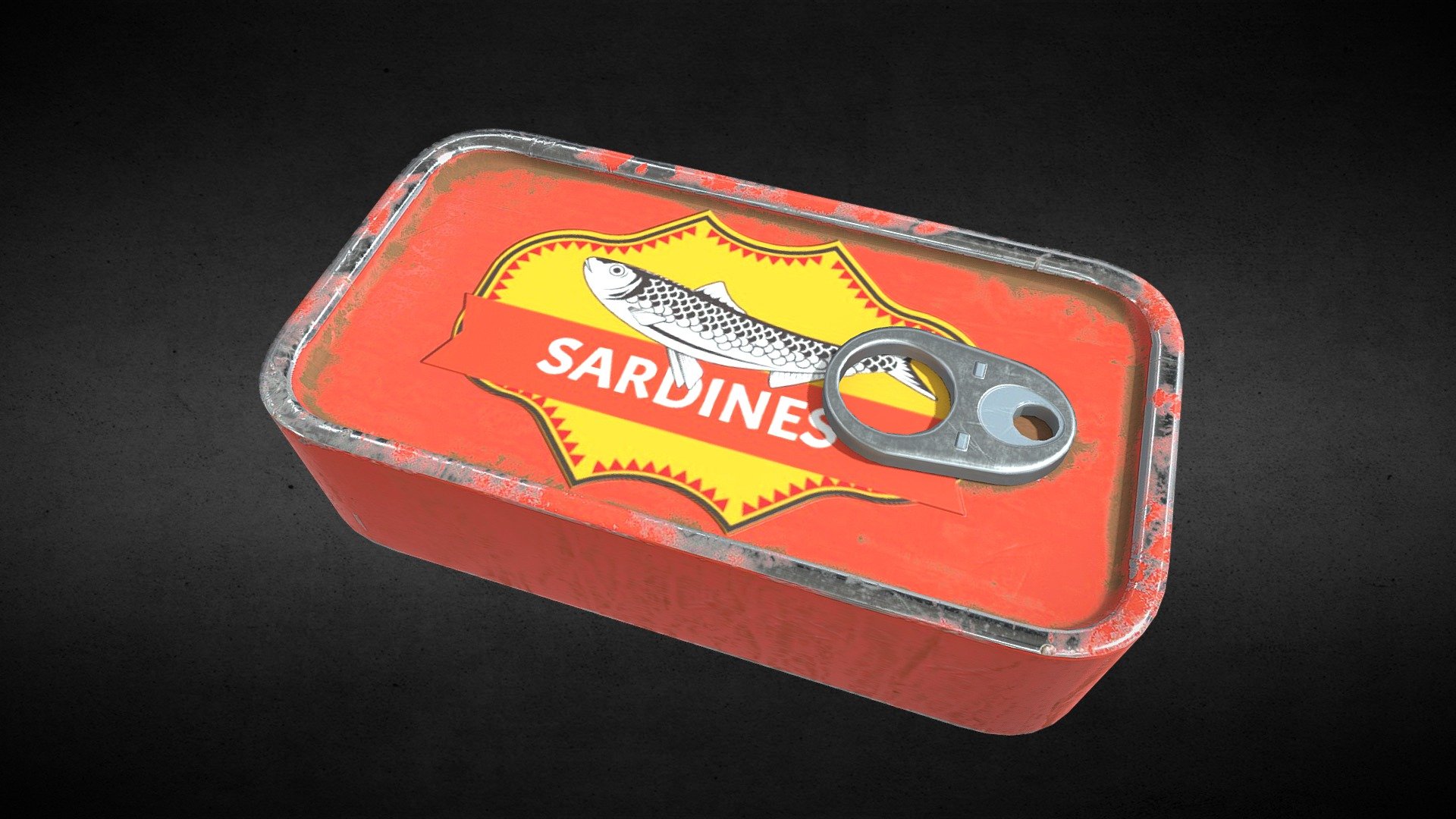 Sardines Box - 3D model by sarafina.huesgen [e2830cf] - Sketchfab