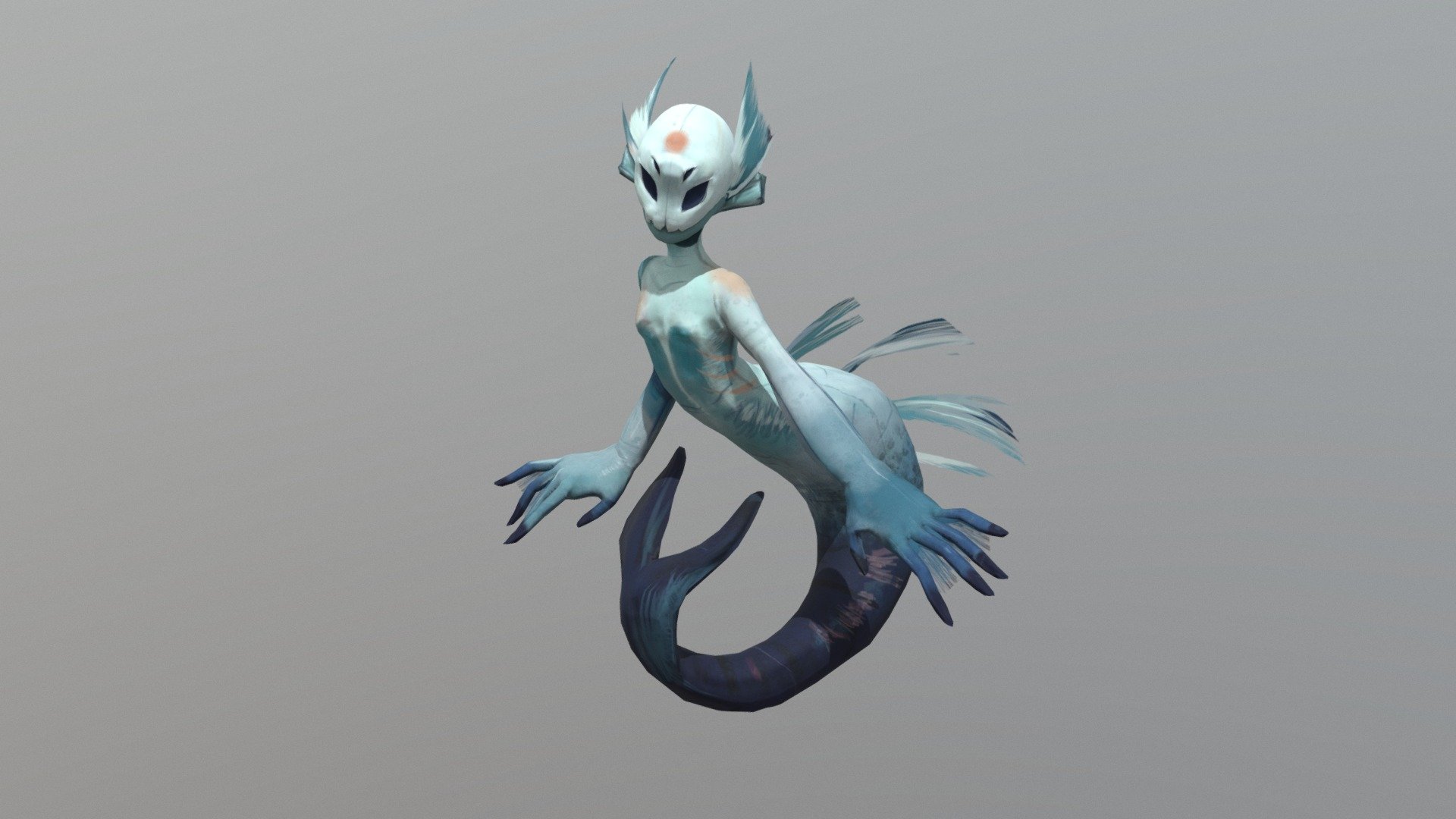 Siren - 3D Character Model, Handpainted Sculped - 3D model by serok.artt [e2850e9] - Sketchfab