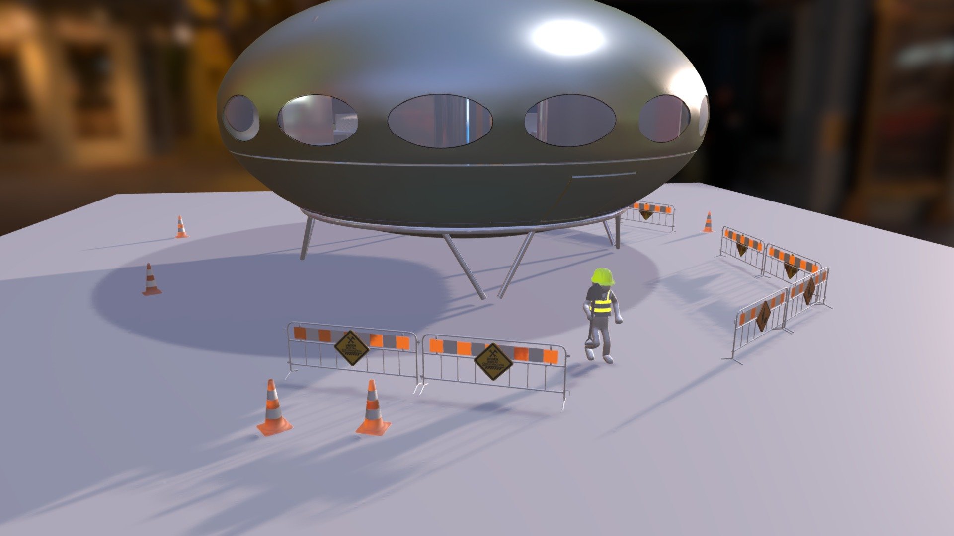 Futuro House by Matti Suuronen. - Buy Royalty Free 3D model by Alban de ...