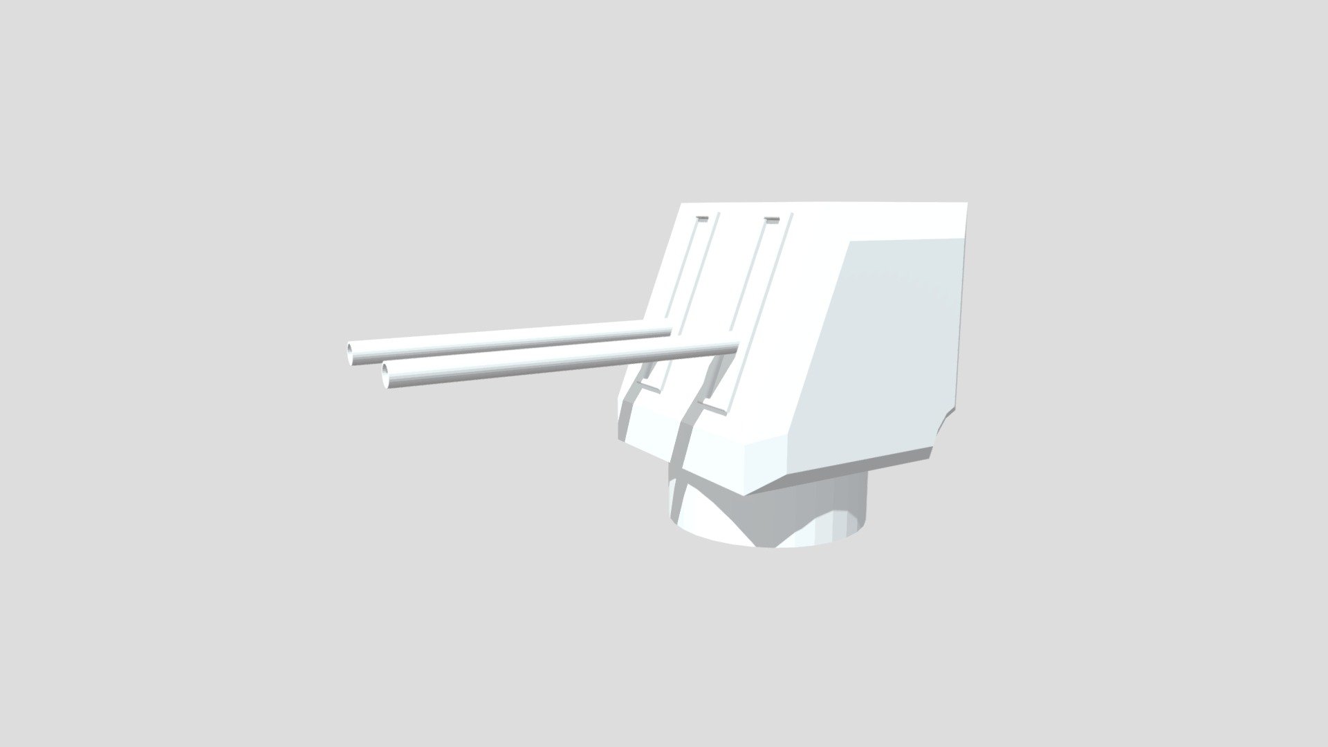 BattleShip Secondary Gun - Download Free 3D model by MIDNIGHT_WARFARE ...