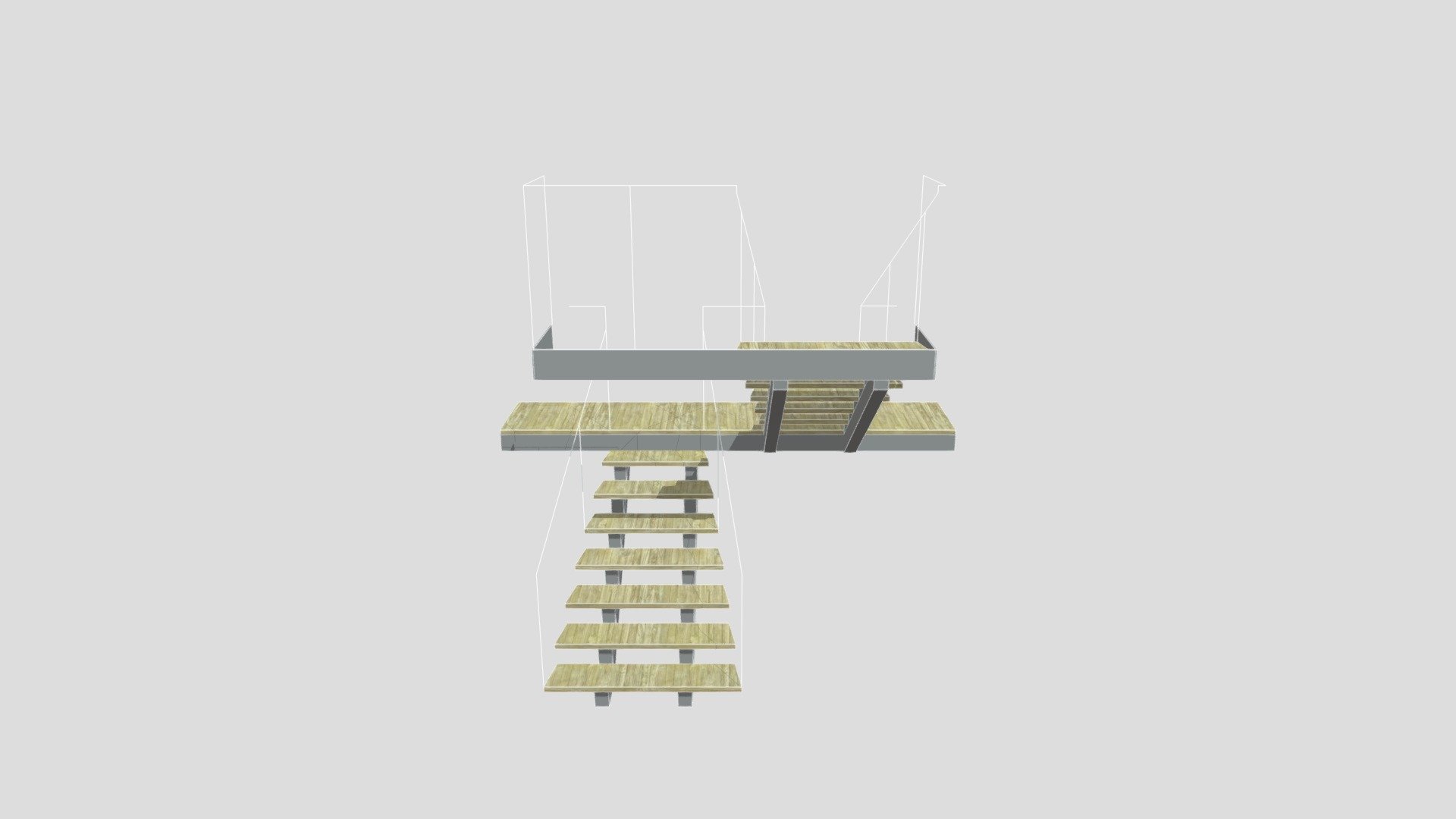staircase V7 - 3D model by ksa2020 / Dezine 2020 (@ksa2020) [e28c4f2 ...