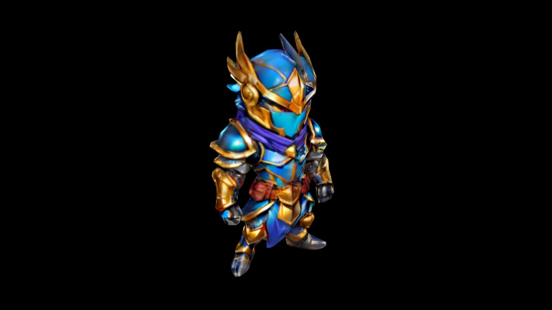 A detailed character for a video game based on - Download Free 3D model ...
