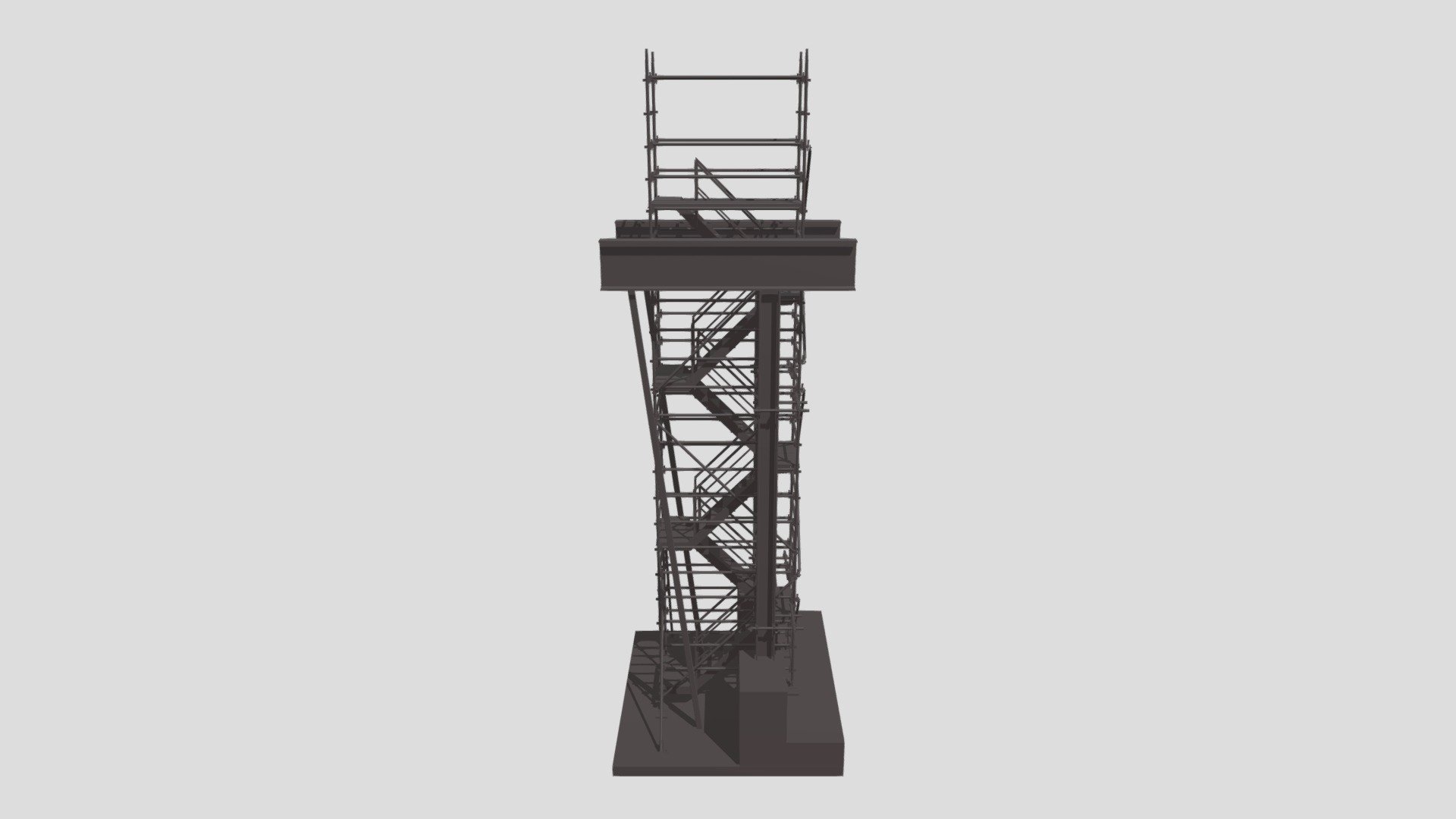 (BUILT - ATLASSIAN) - ALLOY STAIR ACCESS - 3D model by Noflash [e28dc7f ...
