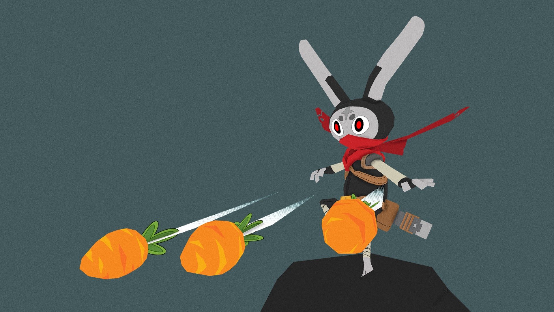 Ninjin - Fan Art - 3D model by 13luj [e28dfc8] - Sketchfab