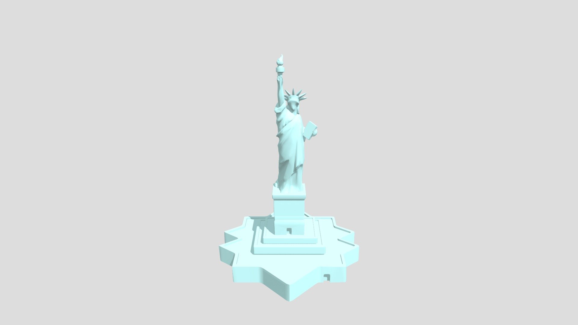 Statue Of Liberty - 3D model by goldcrest (@goldcrestt) [e28e965 ...
