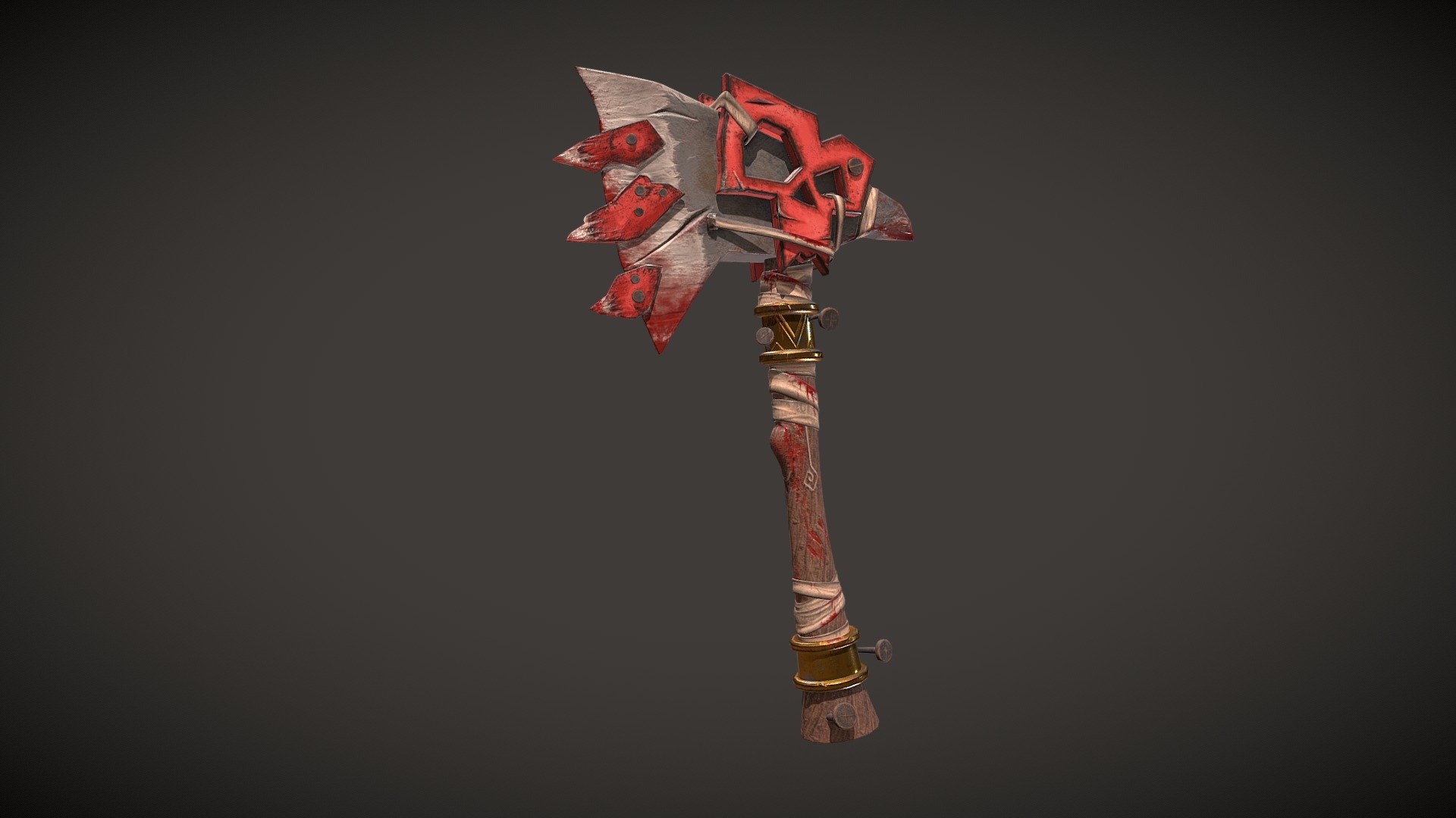 BLOODY AXE - 3D model by Ranjan Metya (@Ranjan.Metya) [e28efbc] - Sketchfab