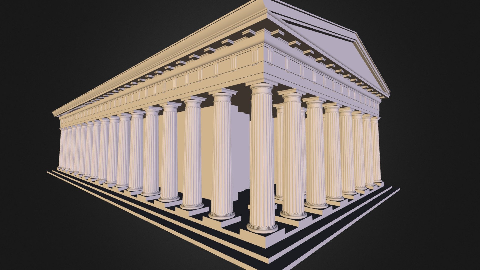 Parthenon - 3D model by lydiam [e290f19] - Sketchfab