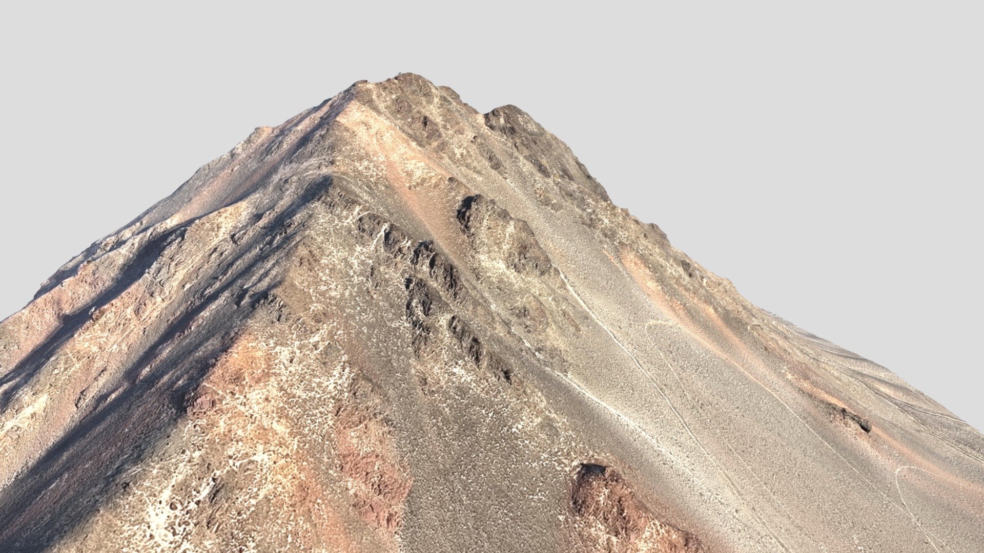 A photogrammetry mountain in northwest China 黑独山 - Download Free 3D ...