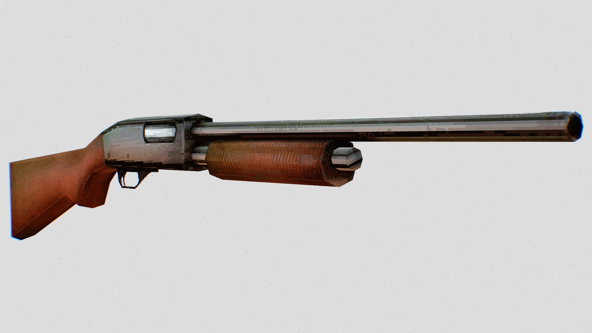 PS1 Style Weapon - Shotgun - Buy Royalty Free 3D model by AaronMYoung ...