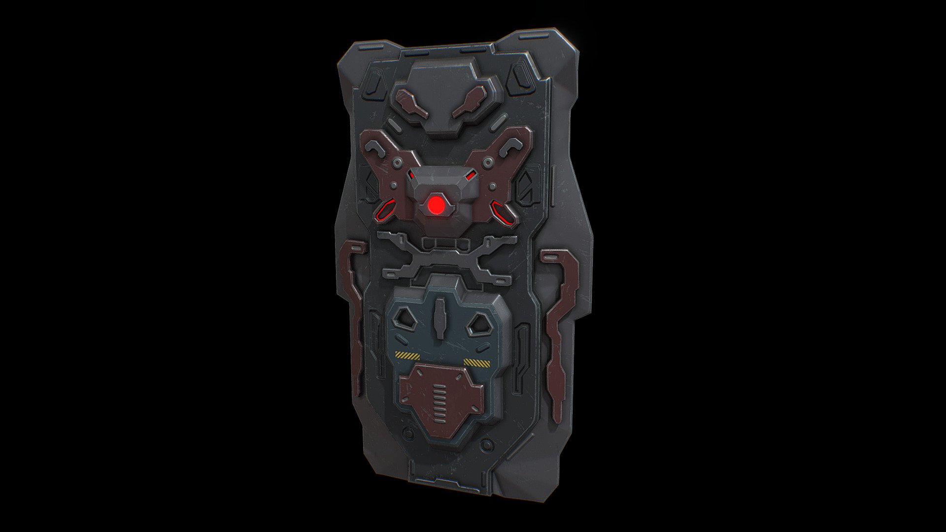 Sci fi assault shield - 3D model by Alexandr33D (@vympel) [e29669a ...