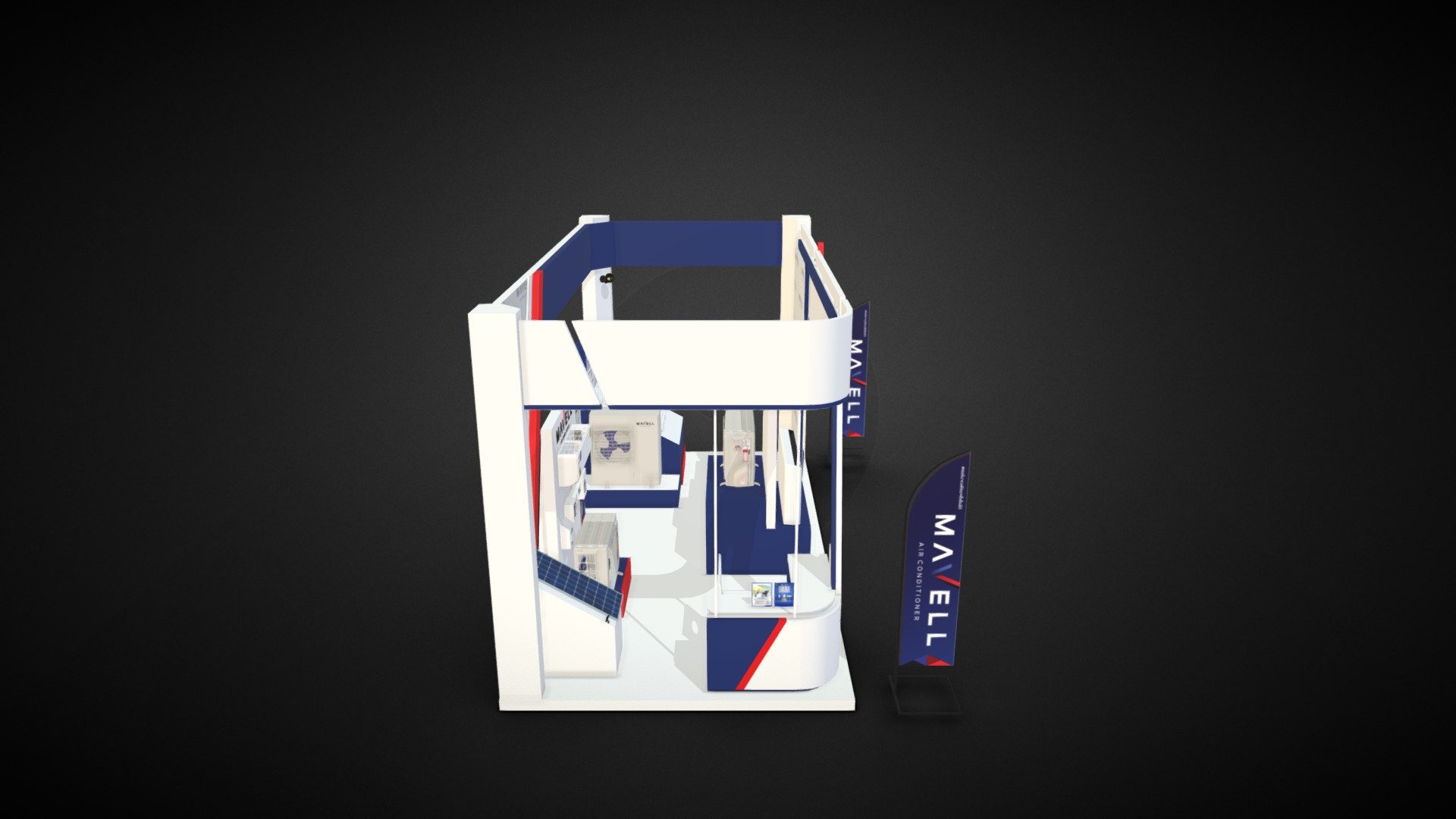 booth mavell design_2 - 3D model by WEERAPHAT (@weeraphat46) [e296deb ...