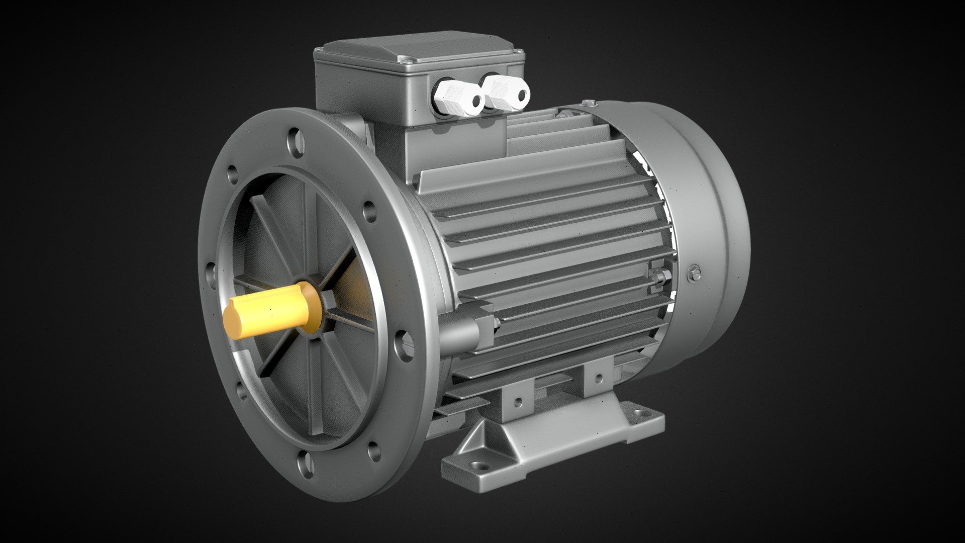 Electric motor - 3D model by Scarecrow_original [e299695] - Sketchfab