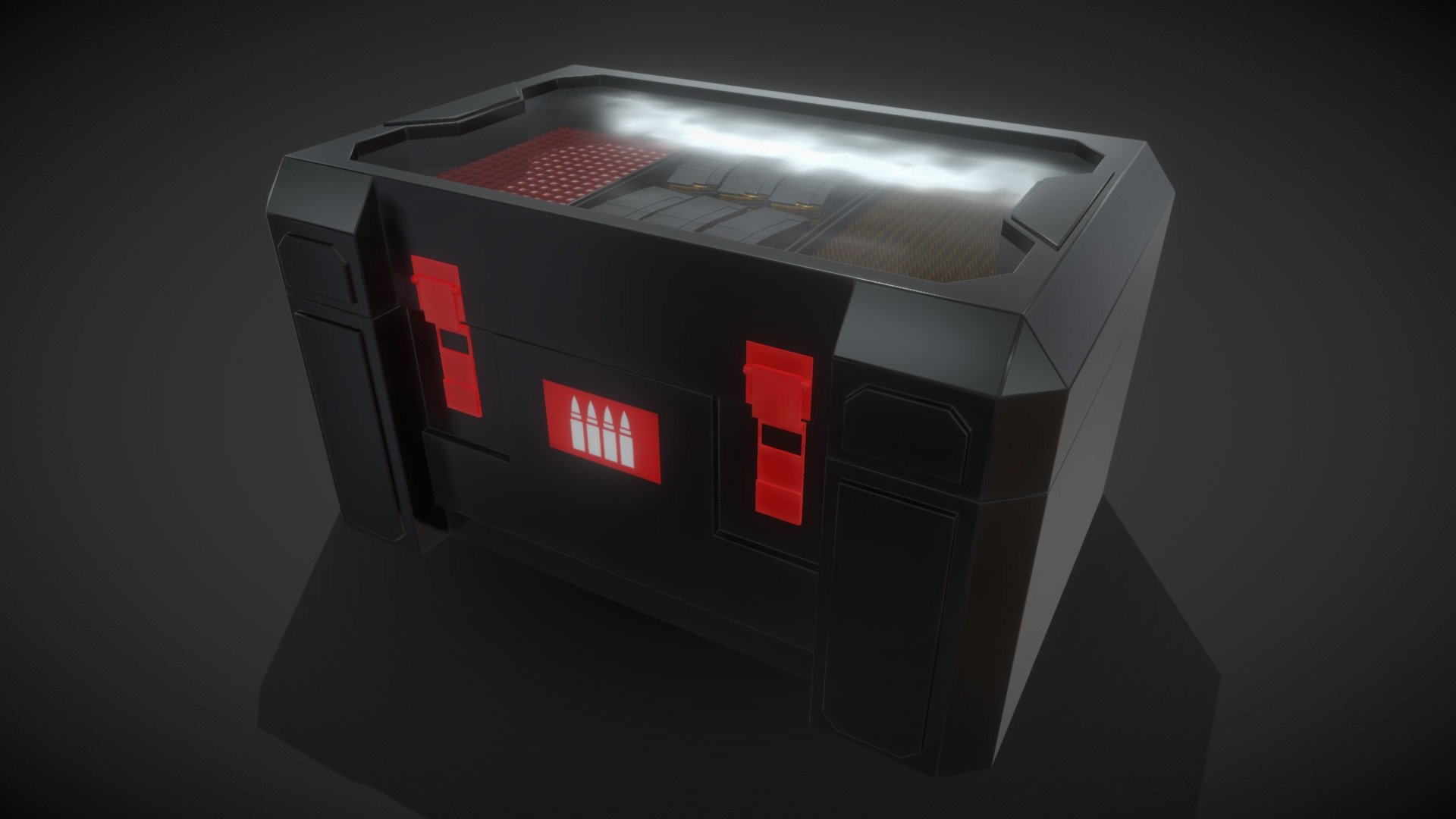 Futuristic ammo box - 3D model by VTR12 [e29c284] - Sketchfab