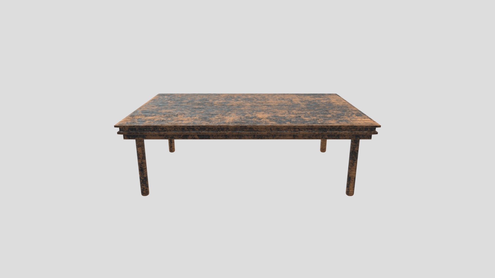 Old Moldy Table (Low-Poly) - 3D model by Cameron Traer (@CameronTraer ...