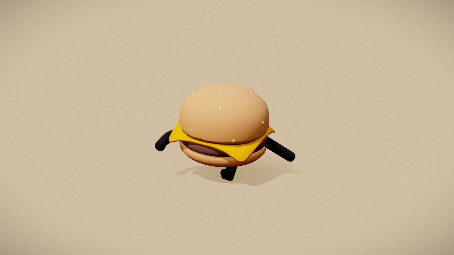 Stylized Burger - 3D model by Tino Zhabinskiy (@zhabinskiy) [e29f559 ...