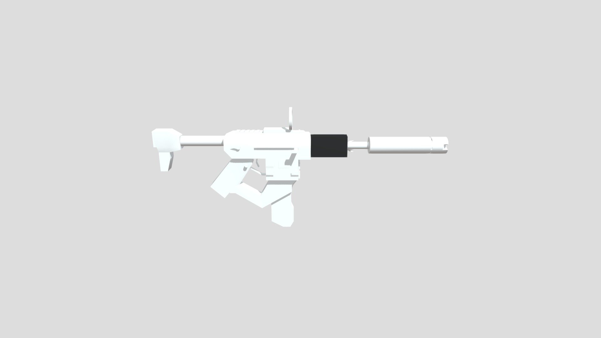 Untextured SMG - Download Free 3D model by aFate (@1384820Fate ...